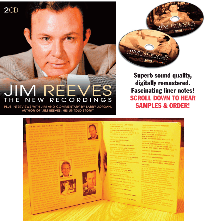 REVIEWS OF "JIM REEVES: THE NEW RECORDINGS" 2 CD SET